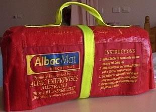 AlbacMat Evacuation Mat to quickly evacuate patients.